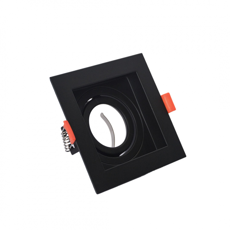 Alphalux Maxima Mr16 Recessed Downlight 1xGu5.3 Square Black