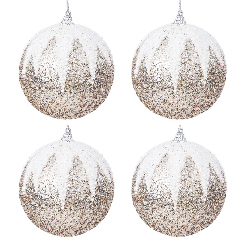 Heim Frost Decorative Christmas Ball 10cm
