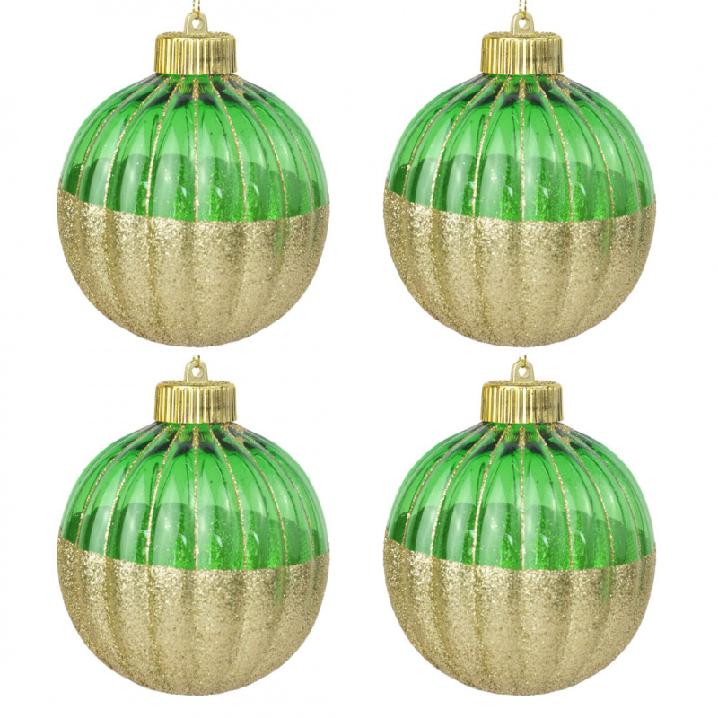 Heim Brim Glass Decorative Christmas Ball 10cm