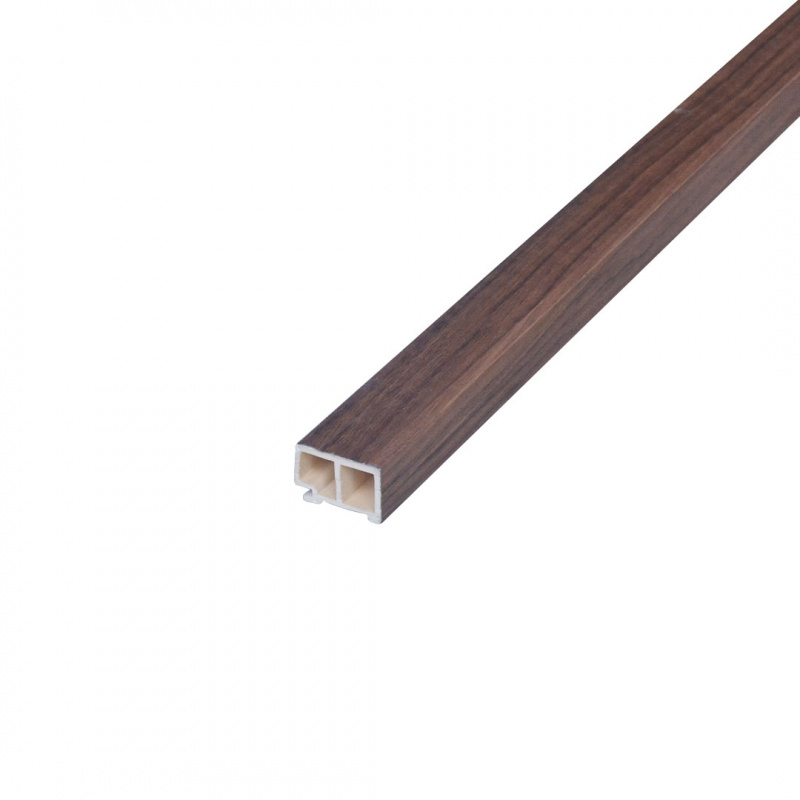 P.Tech Indoor Laminated WPC Corner Trim Walnut