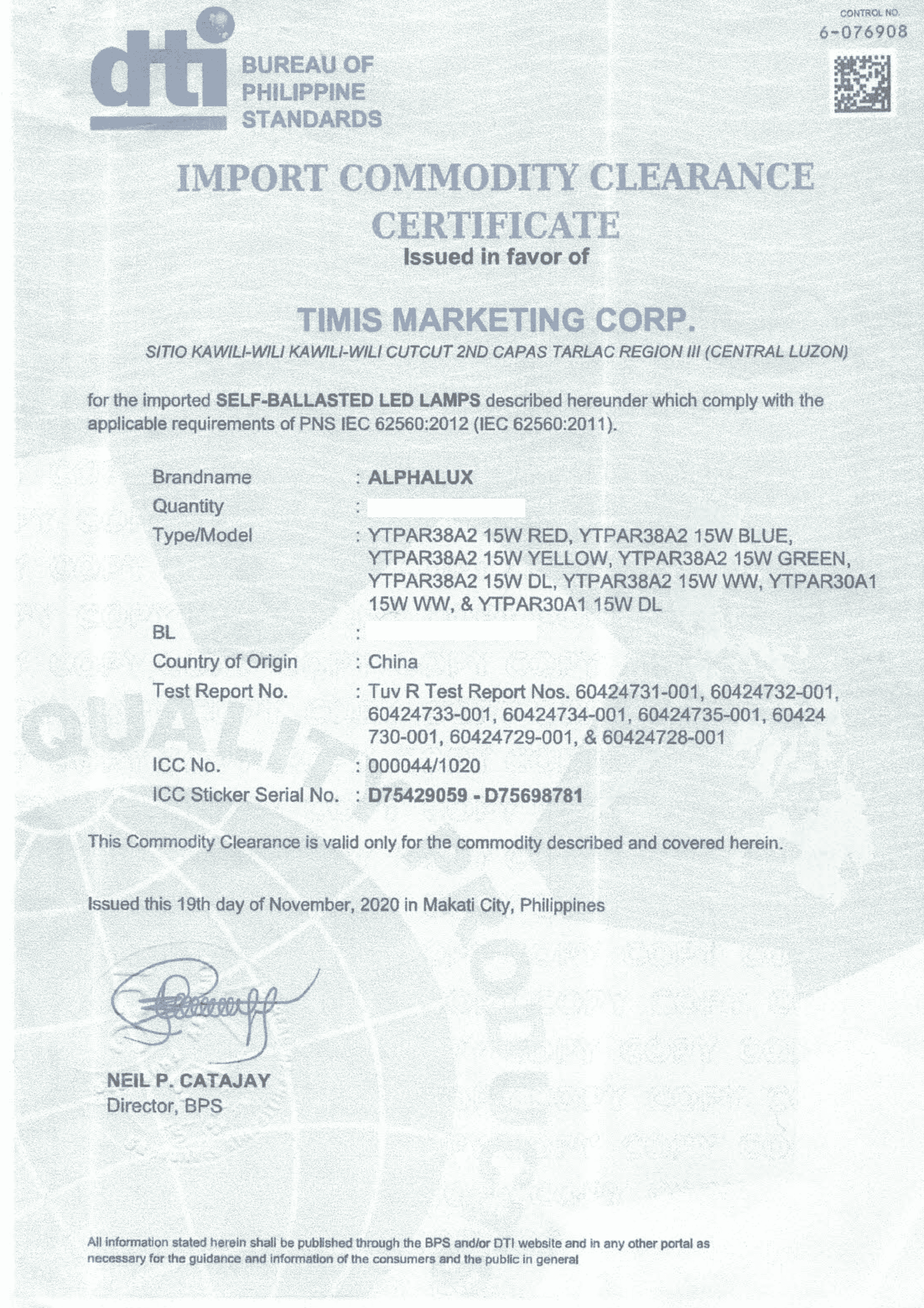 Alphalux Par30 Series 15w Par38 E27