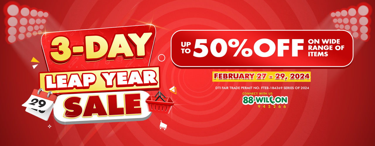 3 Day Leap Year Sale