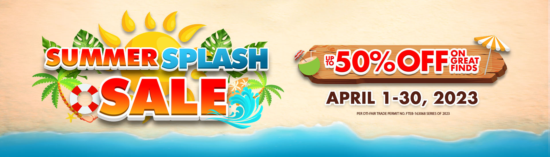 Summer Splash Sale